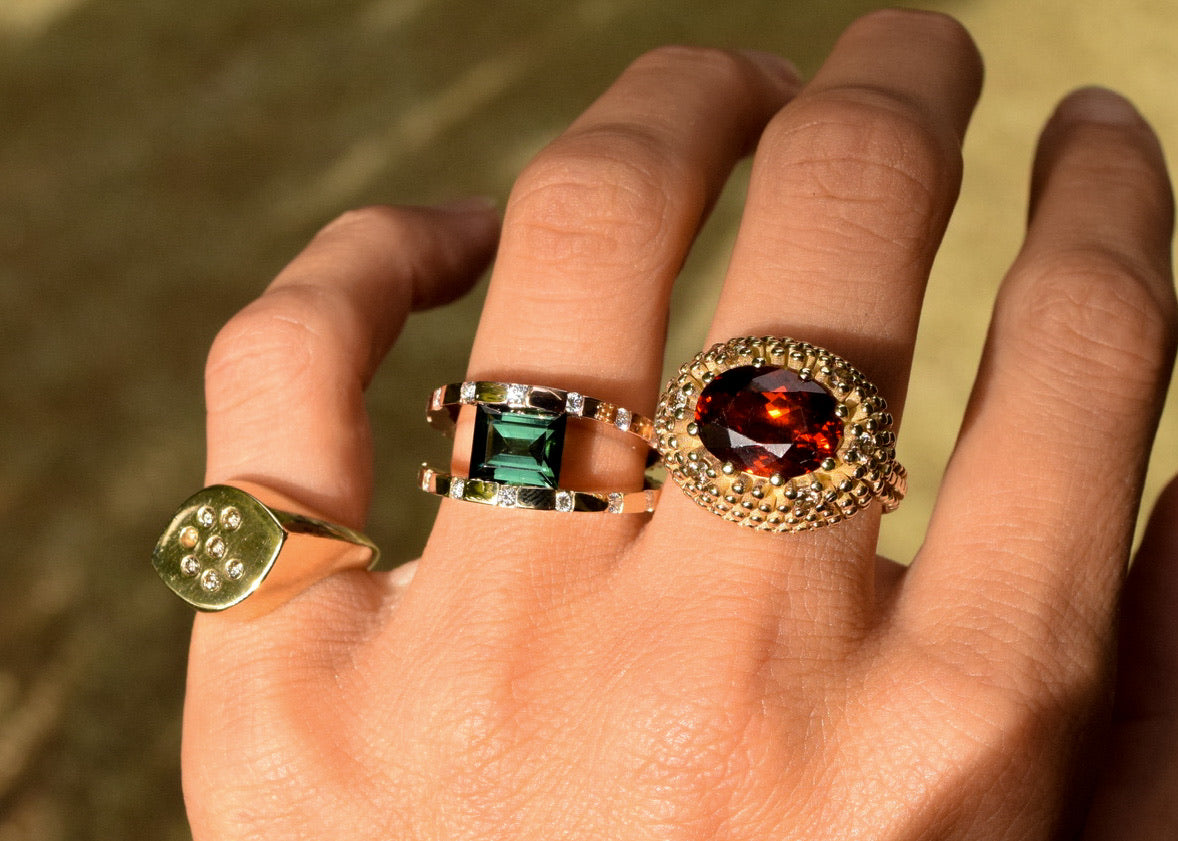 WATERMELON RING II | Miško Jewellery